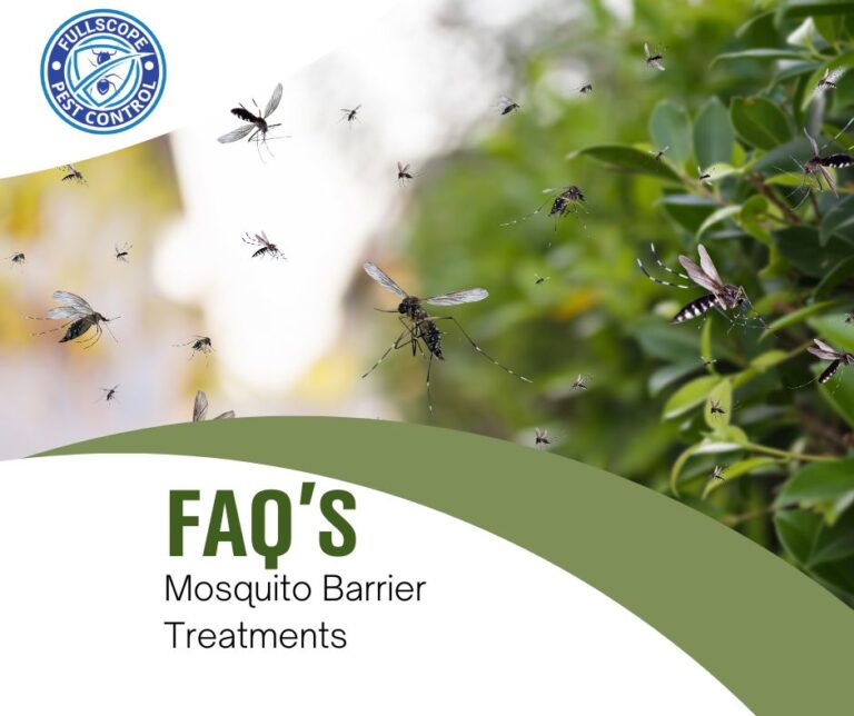 FAQ's for Mosquito Barrier Treatments - FullScope Pest Control